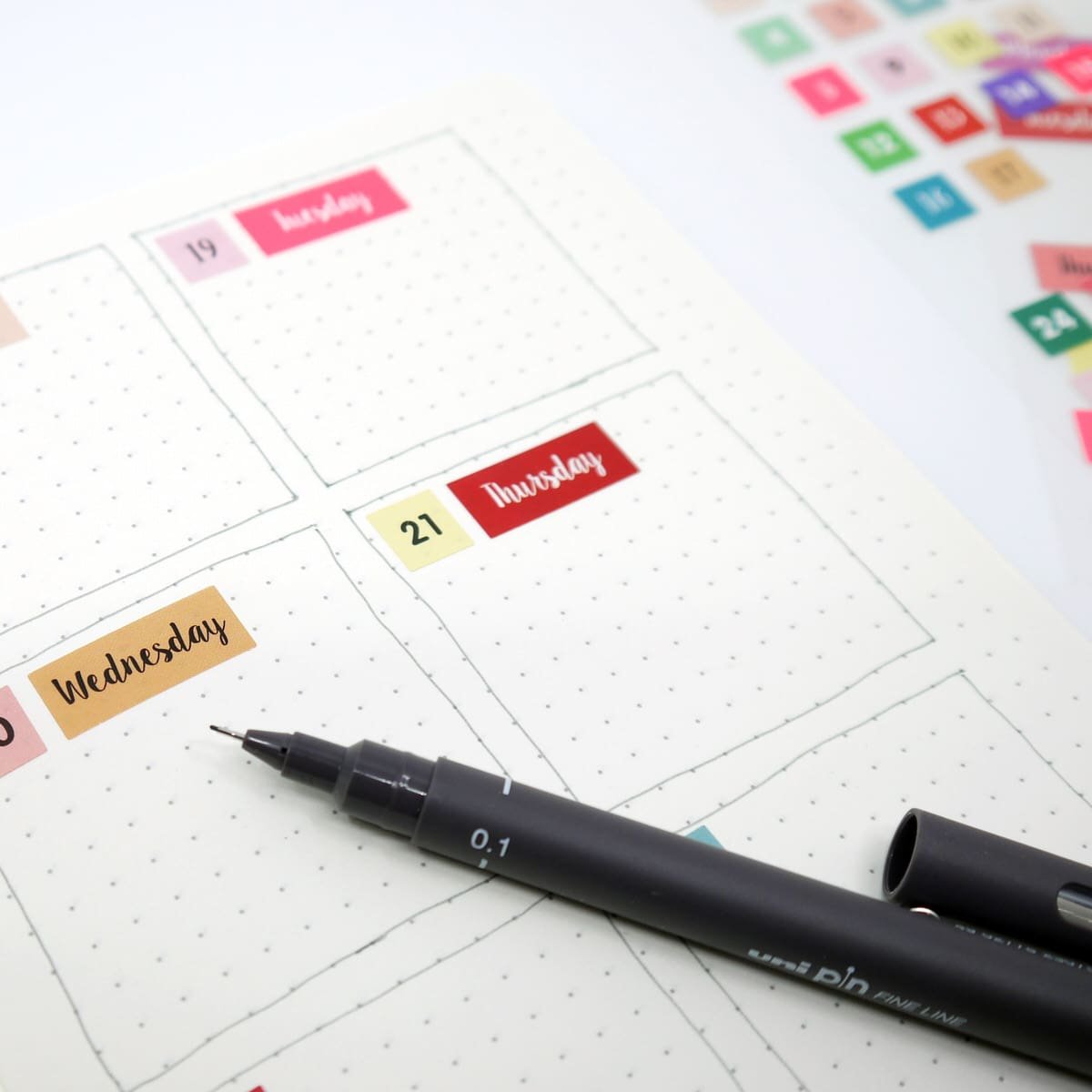 Calendar stickers - Wide selection and fast deliveries! – Tidformera
