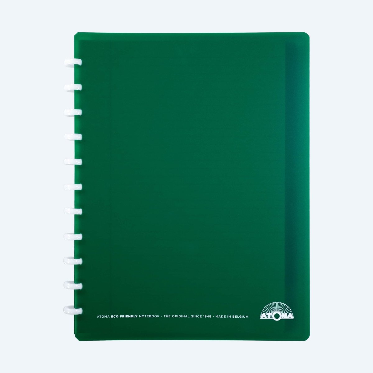 Atoma Book A4+ Index Plastfickor Linjerad Green - Tidformera