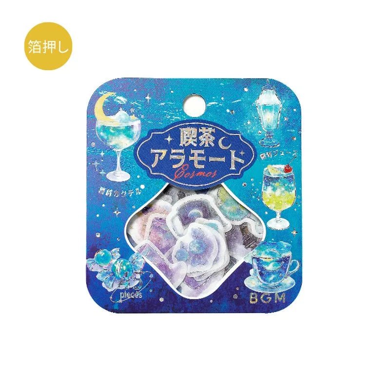 Flake stickers Coffee a la mode Space Stardust -BGM – Tidformera