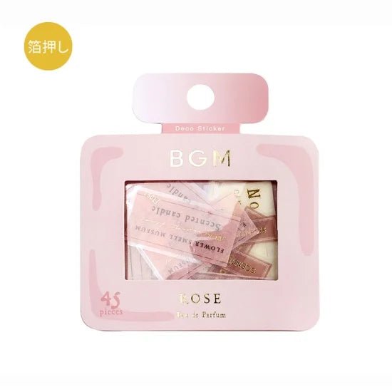 Flake stickers Healing Time - Rose - BGM | Tidformera