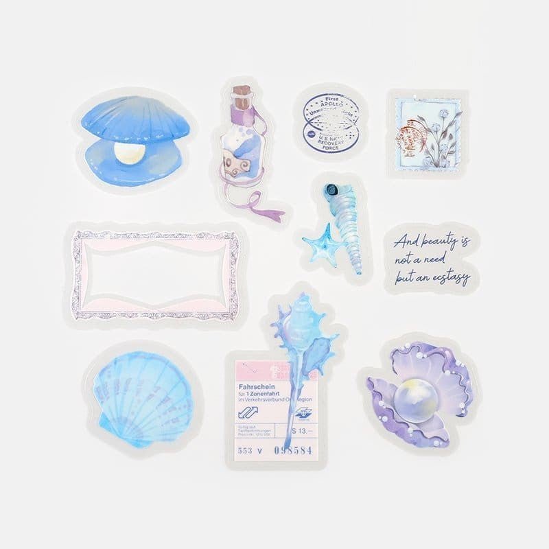 Flake stickers The Museum - Blue Shell - BGM - Snabb leverans! | Tidformera