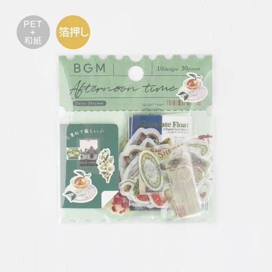 Flake stickers Vintage - Green - BGM - Snabb leverans! | Tidformera