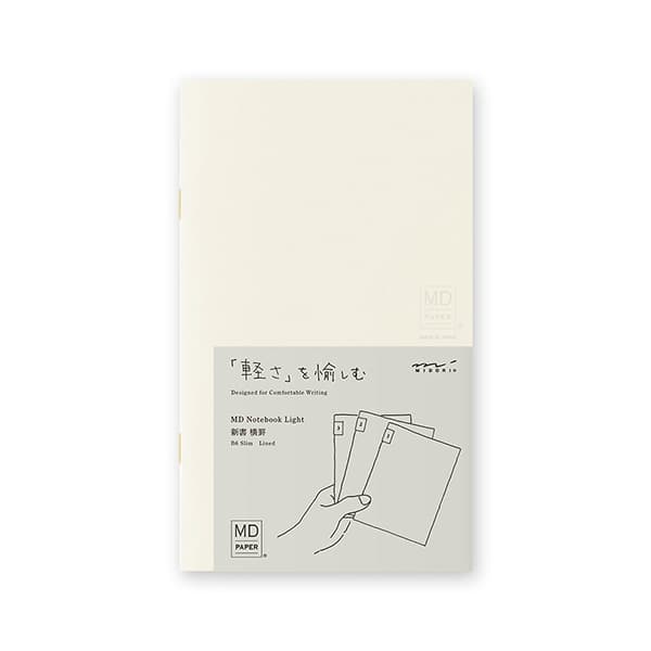 MD Notebook Light - Notebook - 3-pack B6 Slim - Lined – Tidformera