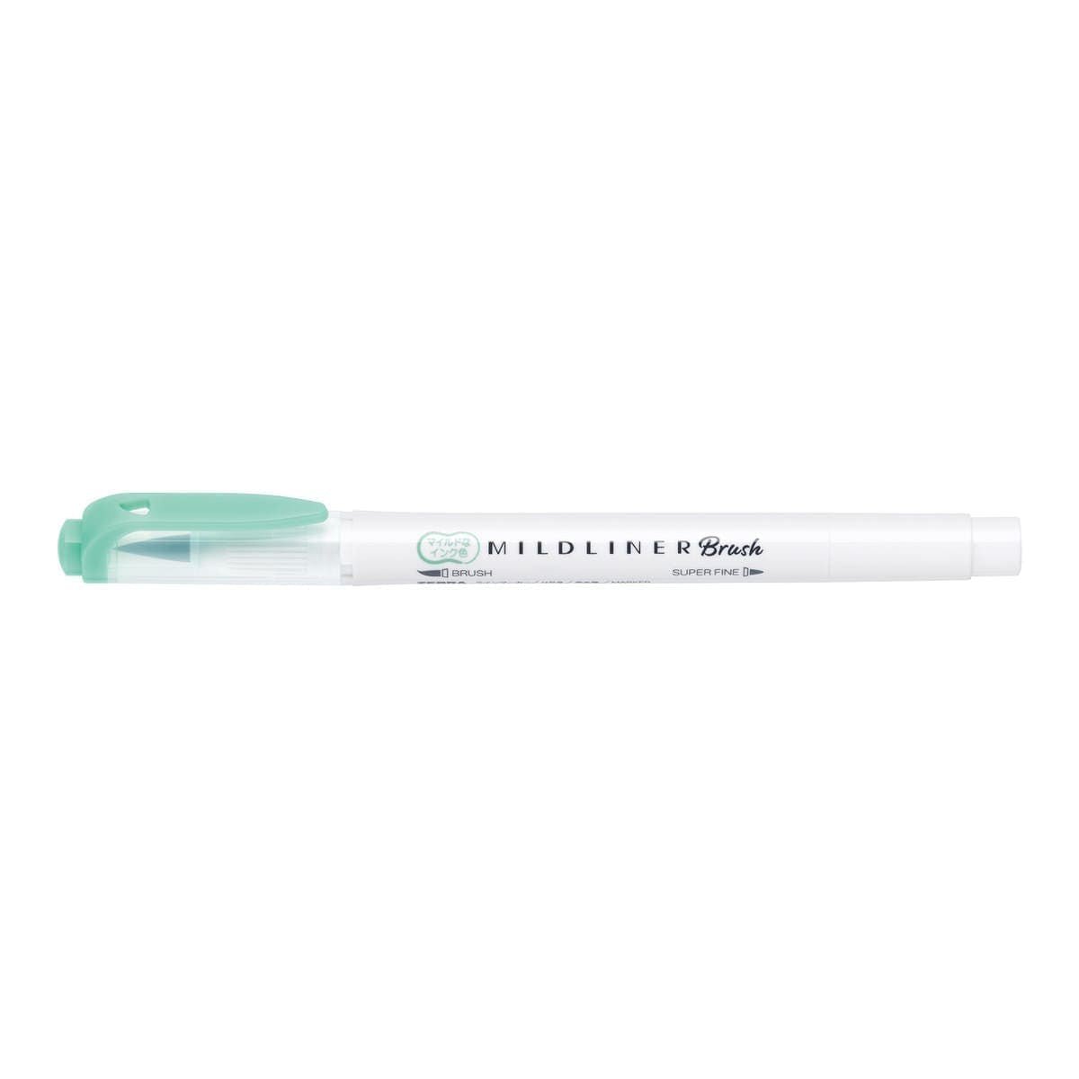 Mildliner Brush pen - Blue Green – Tidformera