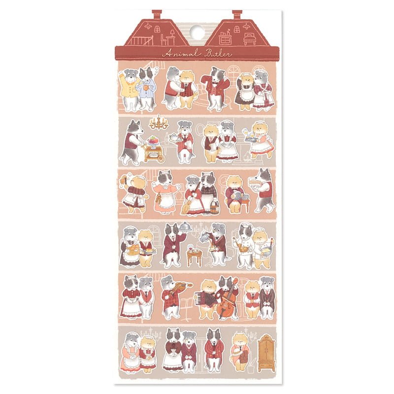 Animal Butler Stickers - Inu – Tidformera