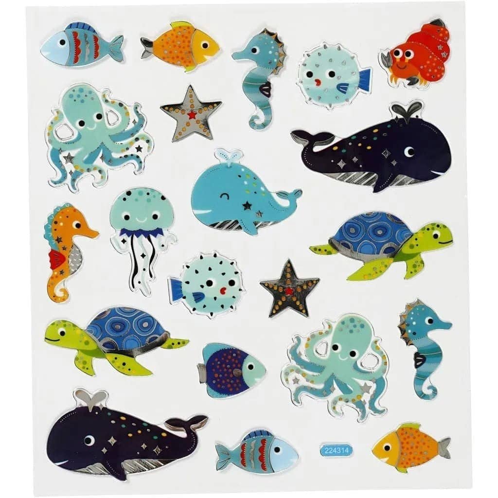 Stickers Creotime Djur - Havets djur – Tidformera