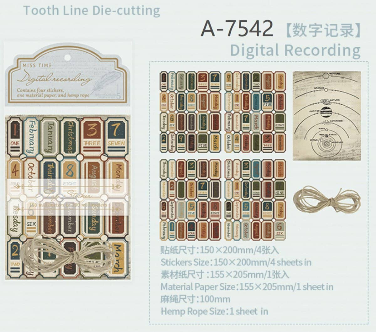 Stickers - Miss Time - Digital recording – Tidformera