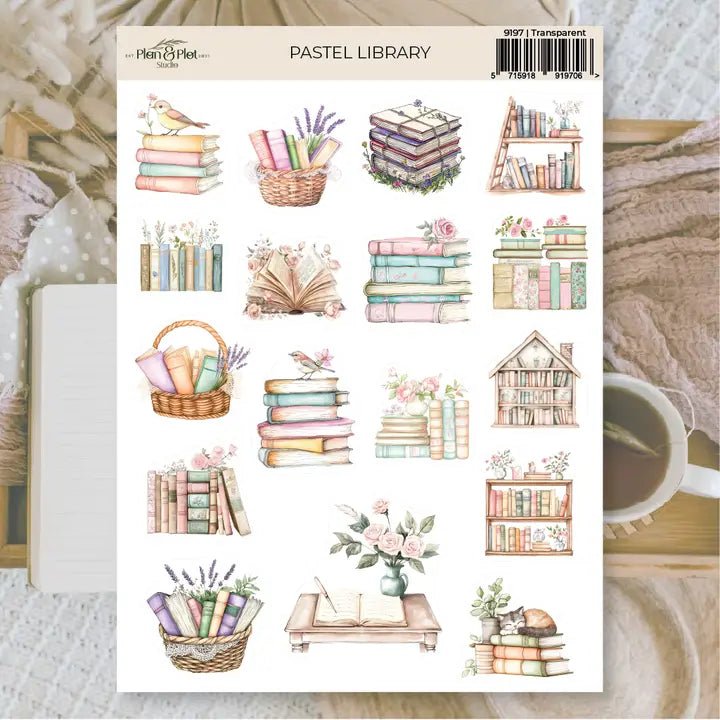Stickers Plan & Plot Studio Vinyl - Pastel Library – Tidformera