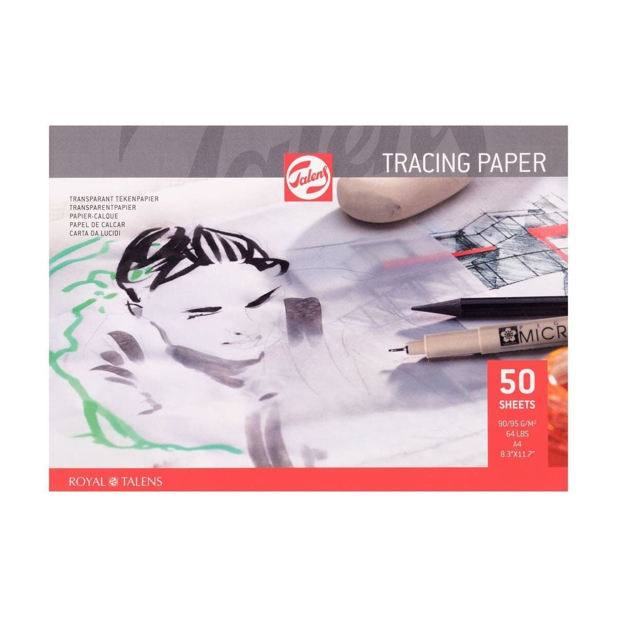 Tracing paper A4 Royal Talens - Snabb leverans! | Tidformera